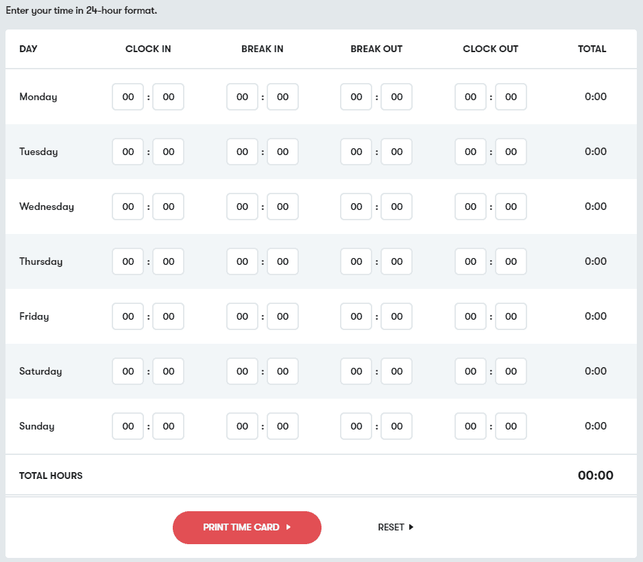 Time Clock Calculator With Multiple Breaks ABIEWZQ