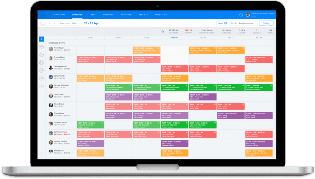 Sling Schedule Maker Create New Employee Schedules In Minutes