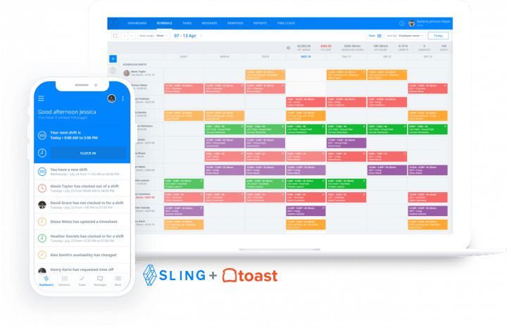 Restaurant Employee Scheduling Software | Sling by Toast