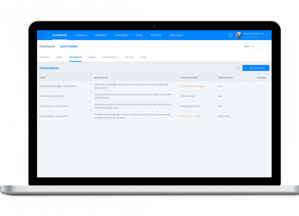 Employee Documents And Personnel File Storage | Sling