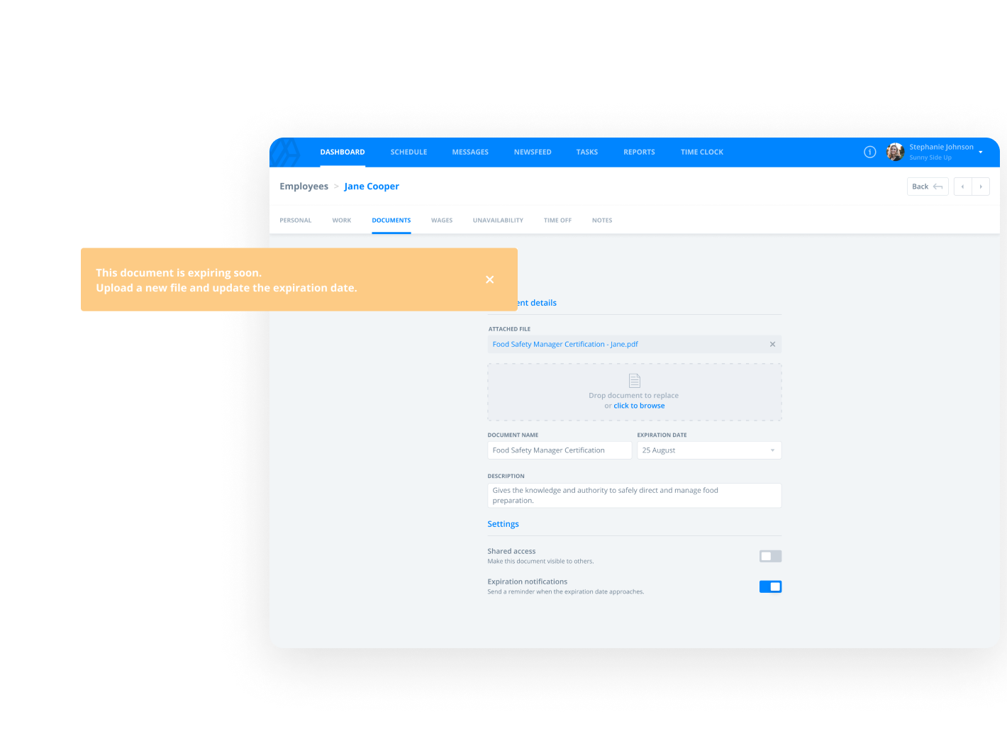 Employee Documents And Personnel File Storage | Sling