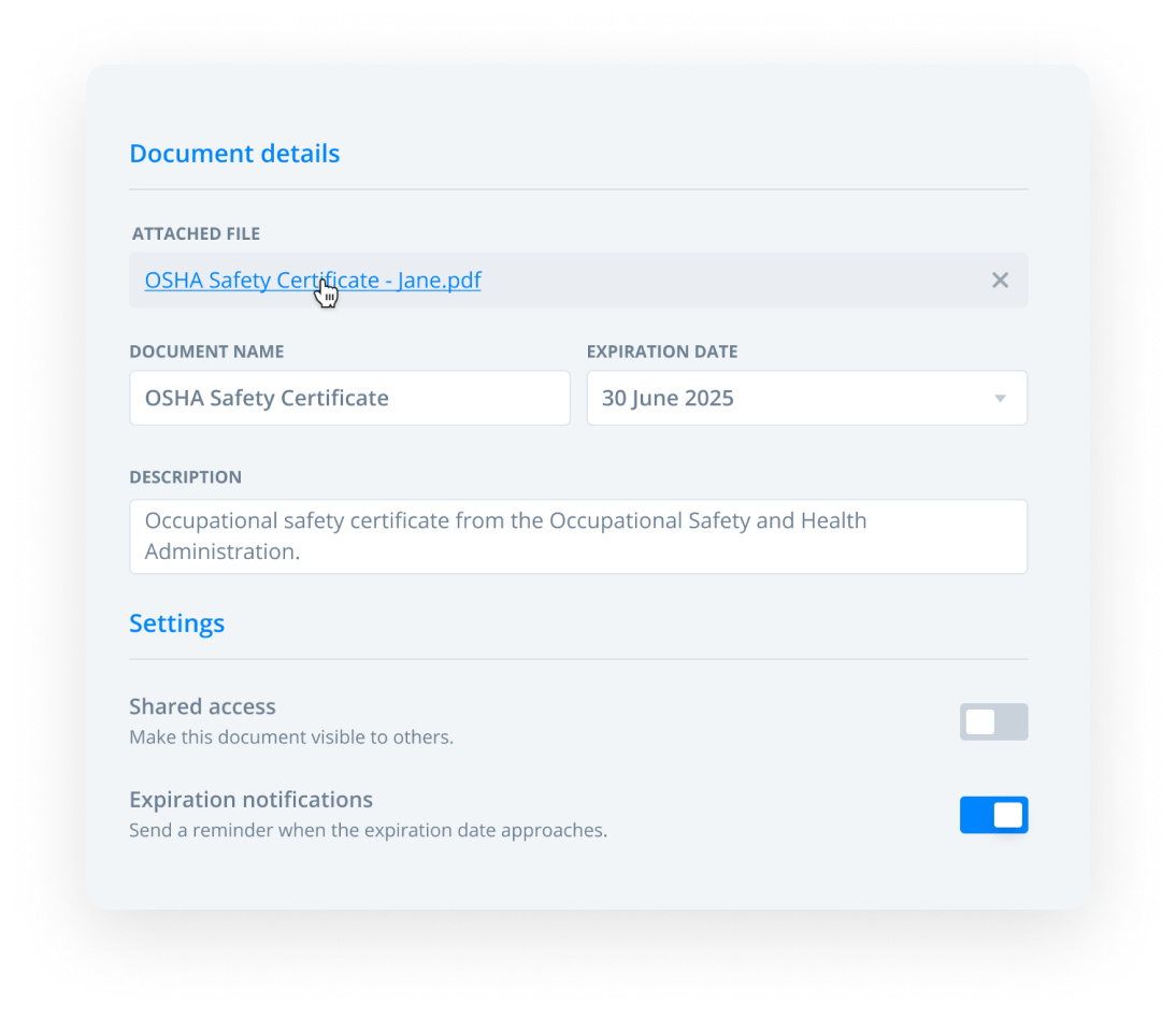 Employee Documents And Personnel File Storage | Sling